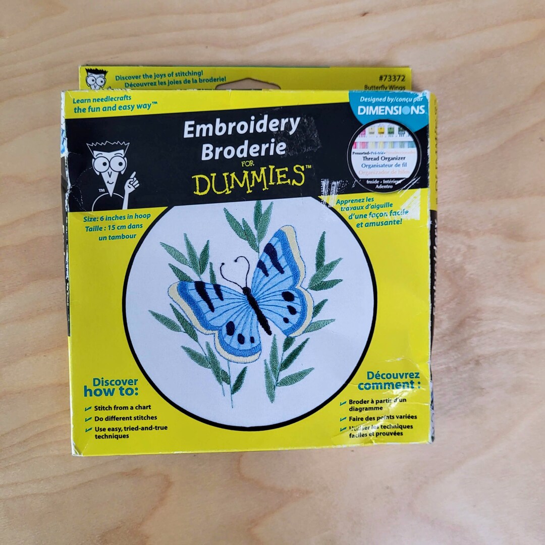 Dimensions Embroidery Broderie for Dummies Crewel Embroidery Kit ...