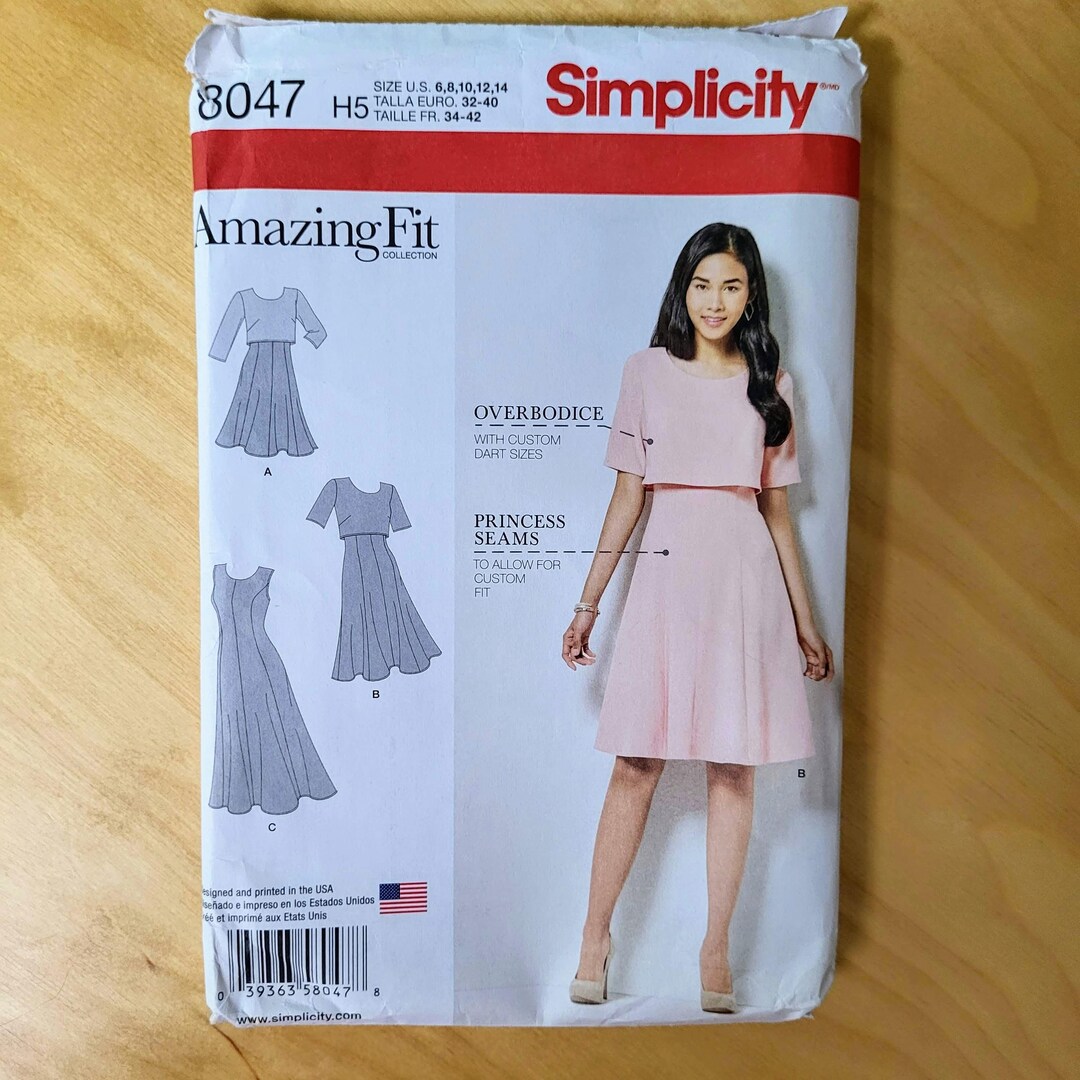 Simplicity Sewing Pattern 8047 Misses Petite Dress in Three Lengths ...