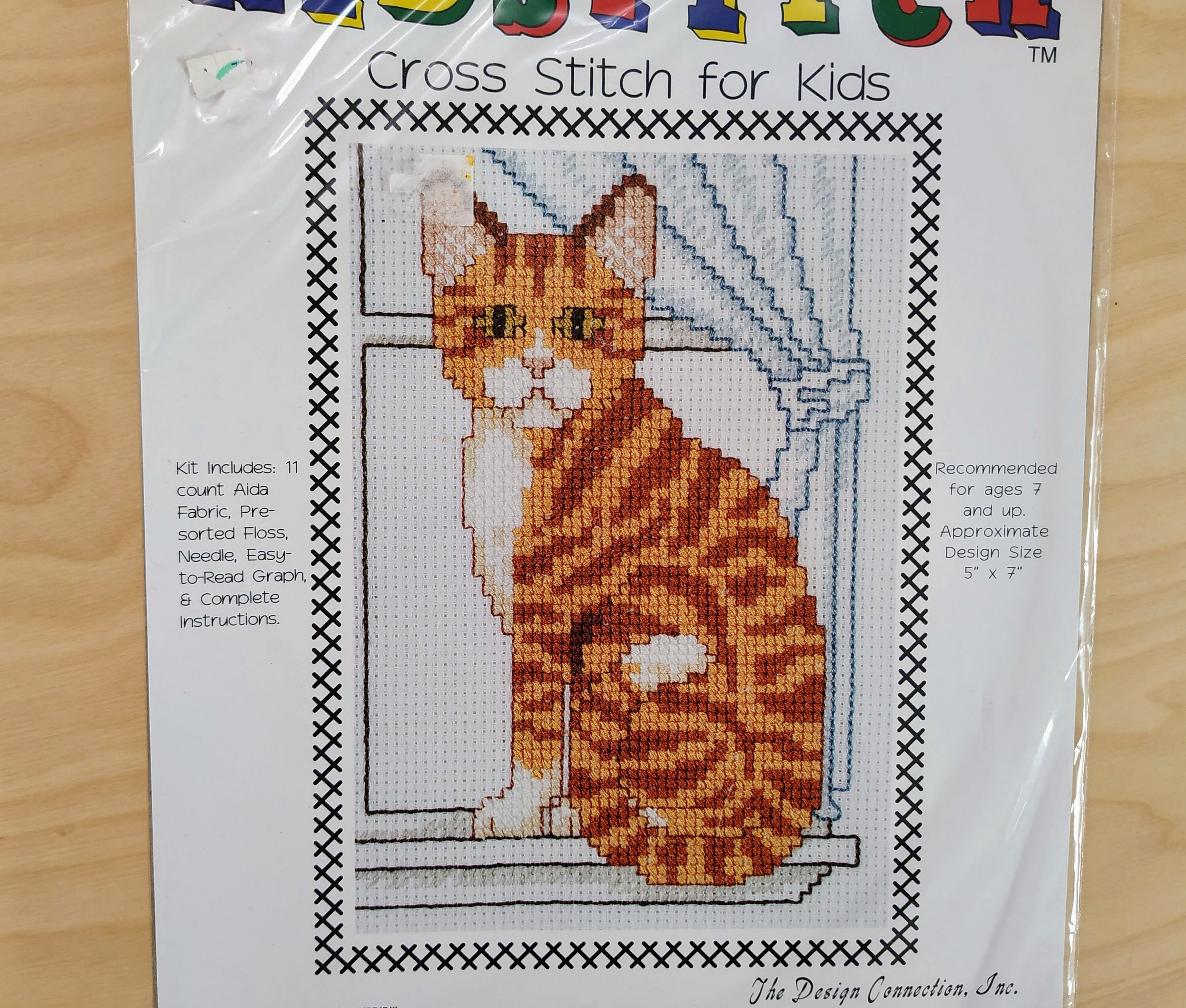 Kidstitch Cross Stitch for Kids Cat, Stitching for Beginners ...