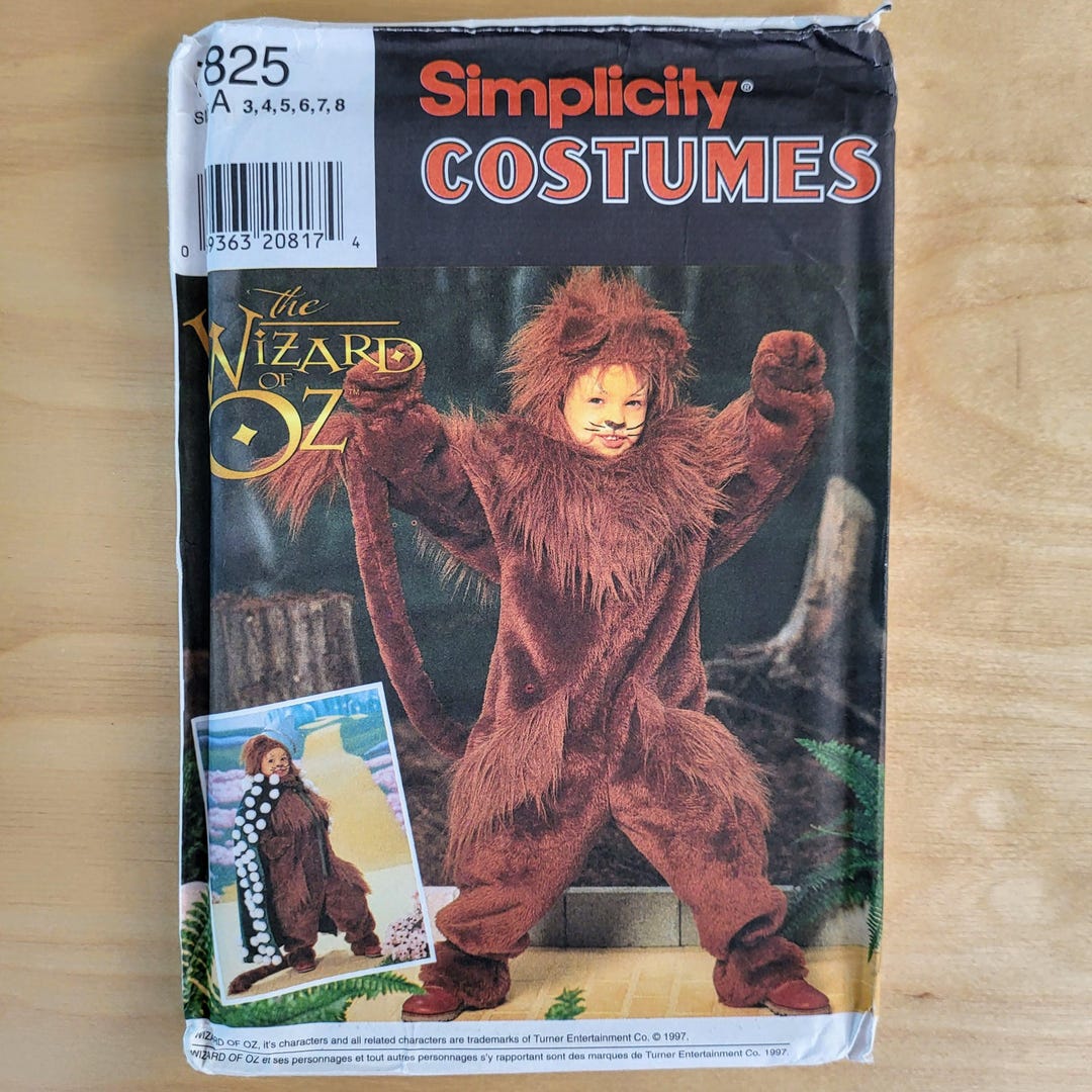 Simplicity Sewing Pattern 7825 Boys or Girls Costumes, the Wizard of Oz ...