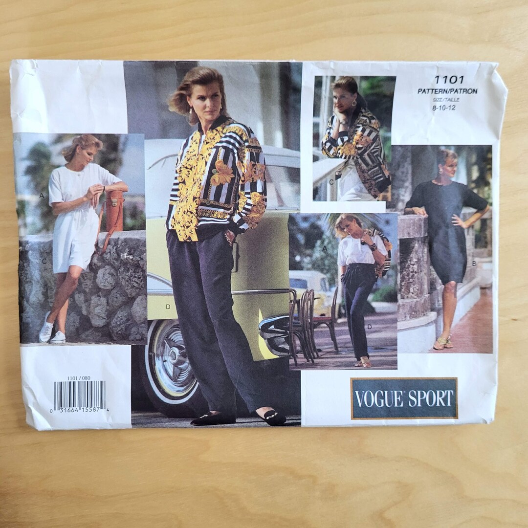 Vogue Sewing Pattern 1101 Misses' Dress, Top, Pants, Jacket and Shorts ...
