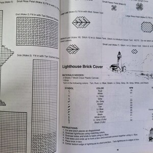 Plastic Canvas Leaflet Brick Covers by Nancy Dorman, Snowman Embroidery ...