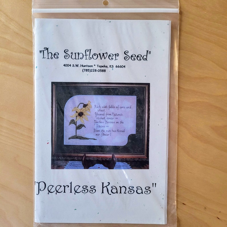 Vintage Counted Cross Stitch Patterns Kansas II, Peerless Kansas ...