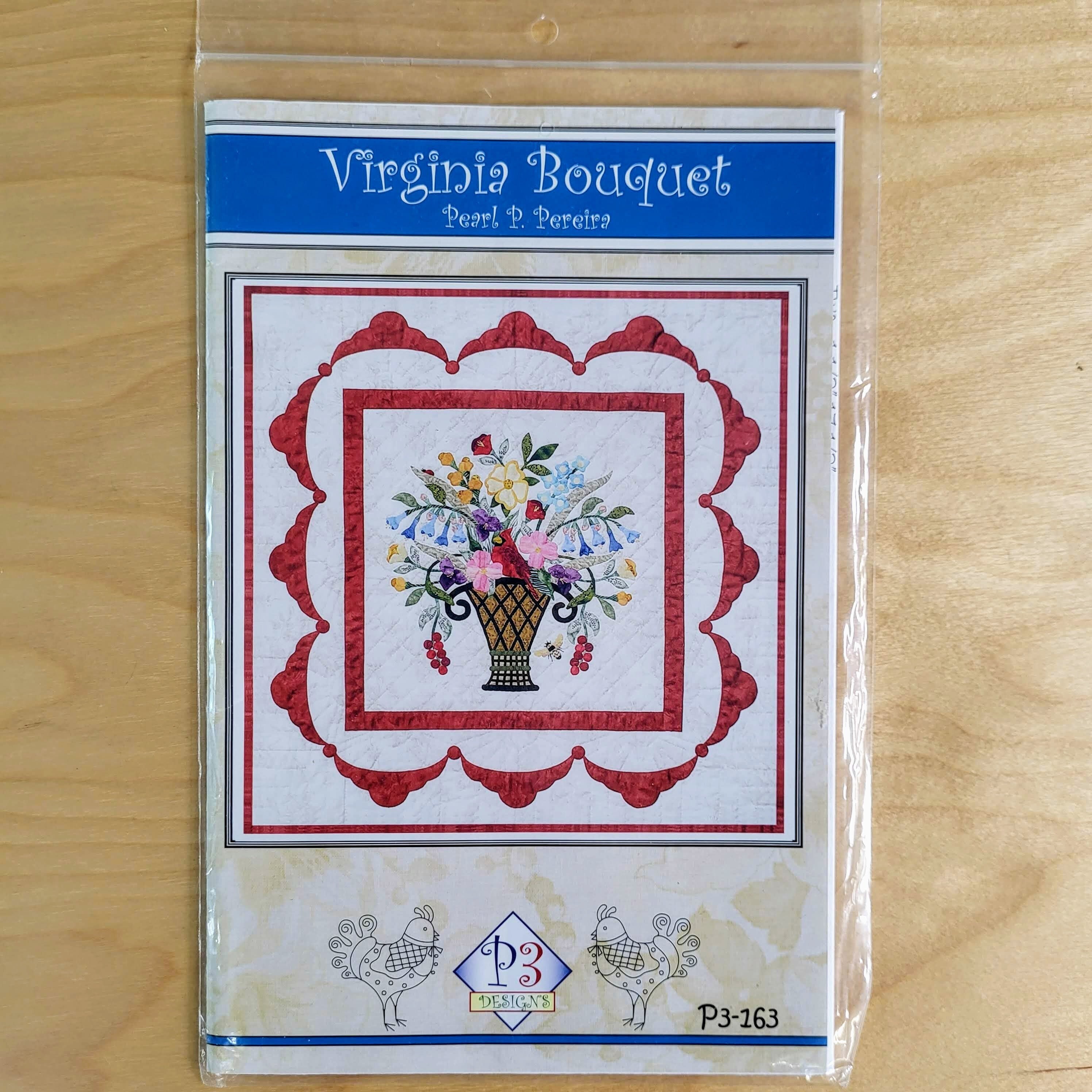 P3 Designs Quilts Applique Pattern Virginia Bouquet by Pearl P. Pereira ...