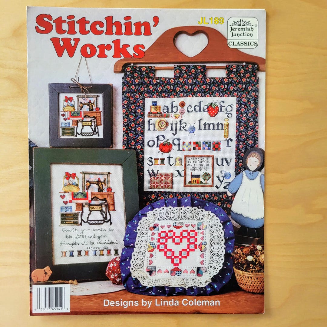 Jeremiah Junction Counted Cross Stitch Leaflet Stitching Works by Linda ...