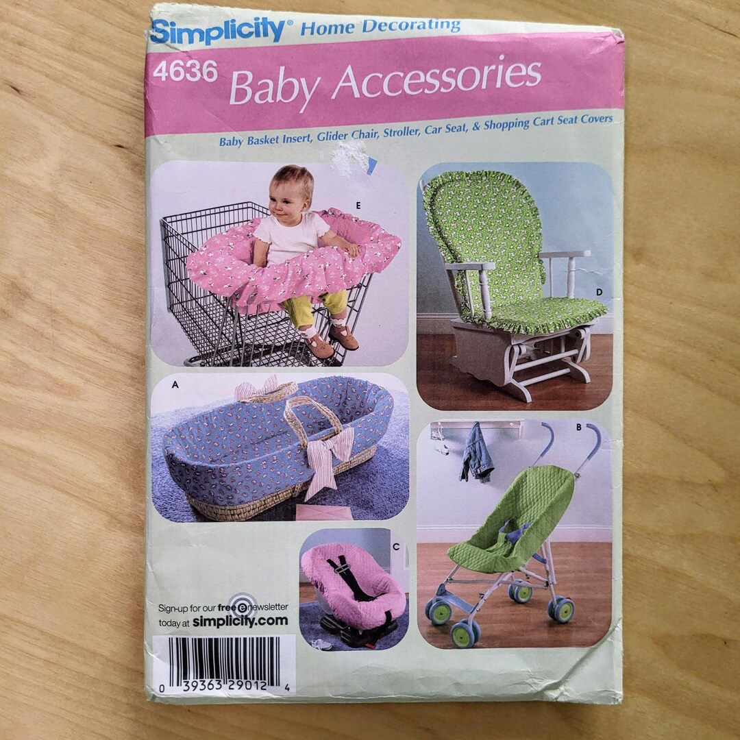 Simplicity Sewing Pattern 4636 Baby Basket Insert, Umbrella Stroller ...