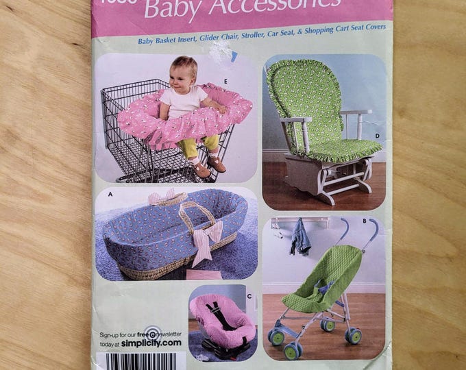 Simplicity Sewing Pattern 4636 Baby Basket Insert, Umbrella Stroller ...