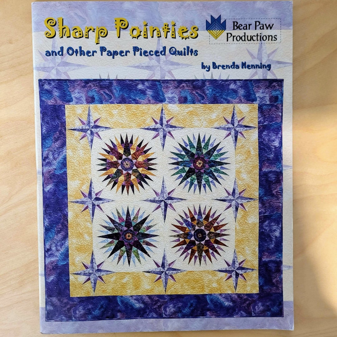 Bear Paw Productions Quilt Pattern Book Sharp Pointies and - Etsy