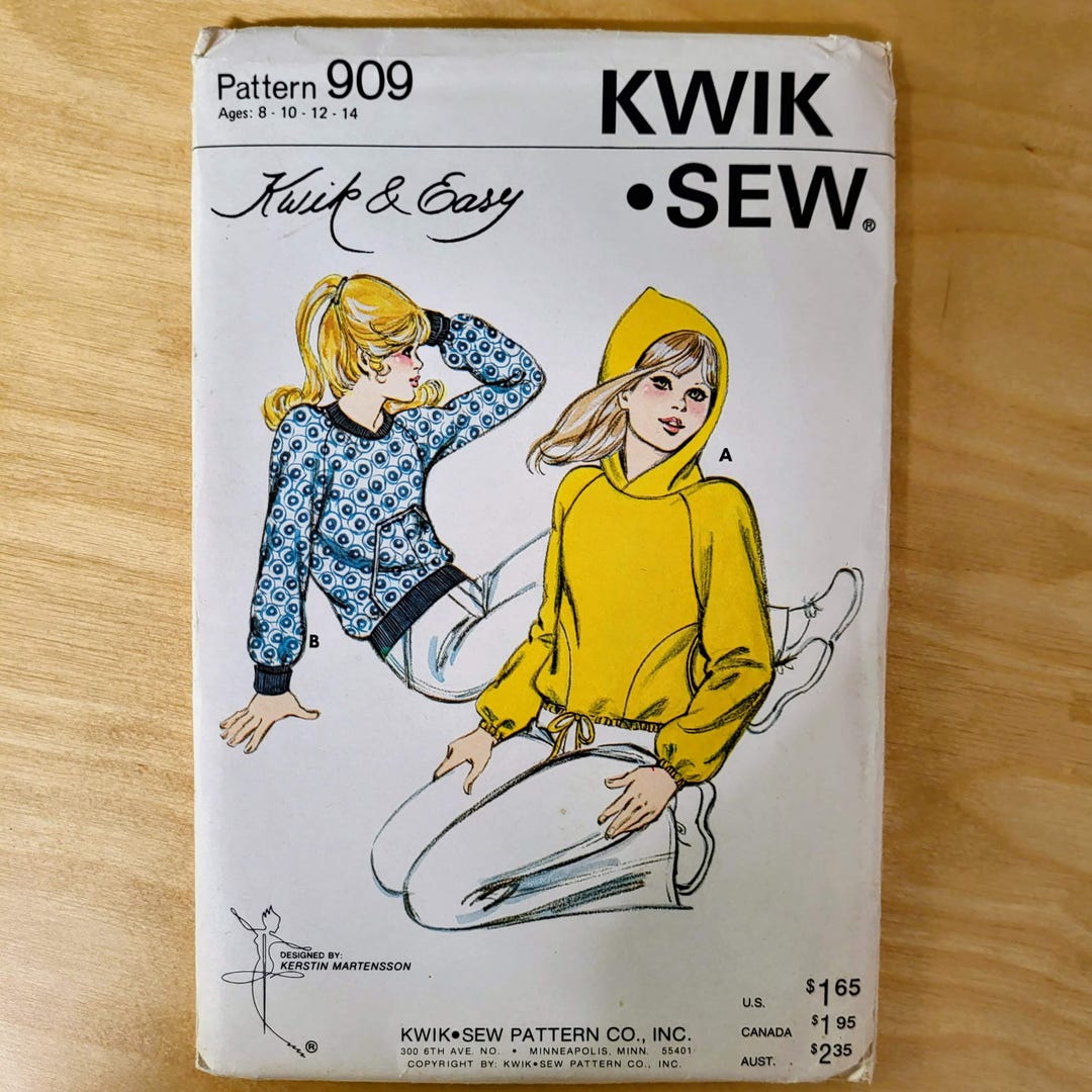 Kwik Sew Sewing Pattern 909 Girls' Top 8-14 - Etsy