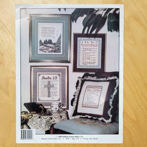 Counted Cross Stitch Booklet Prayers and Praises, Religious Embroidery ...