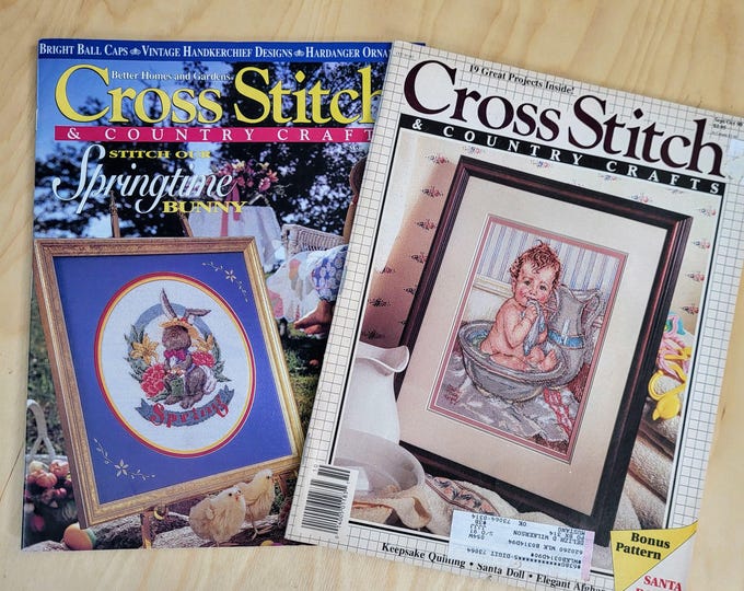 Vintage Cross Stitch Magazine Cross Country Stitching October 1993 ...