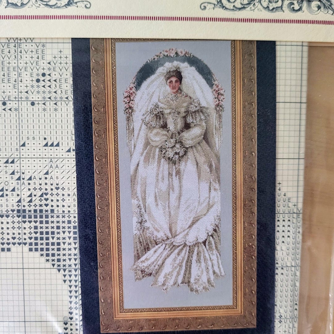 Lavender and Lace Counted Cross Stitch Pattern White Lace by Marilyn ...