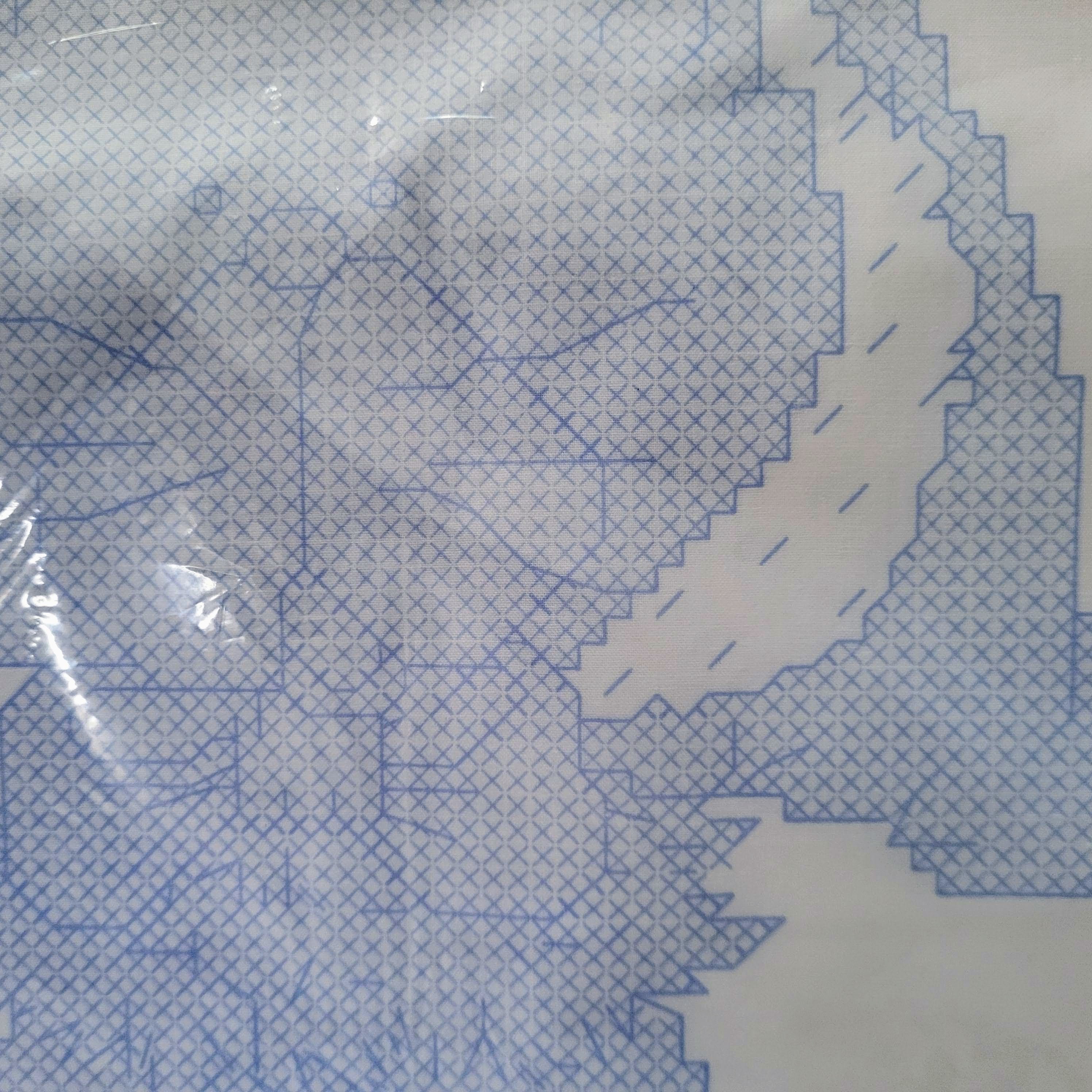 Herrschners Stamped Cross Stitch Pillowcase Kit Santa Kitty - Etsy