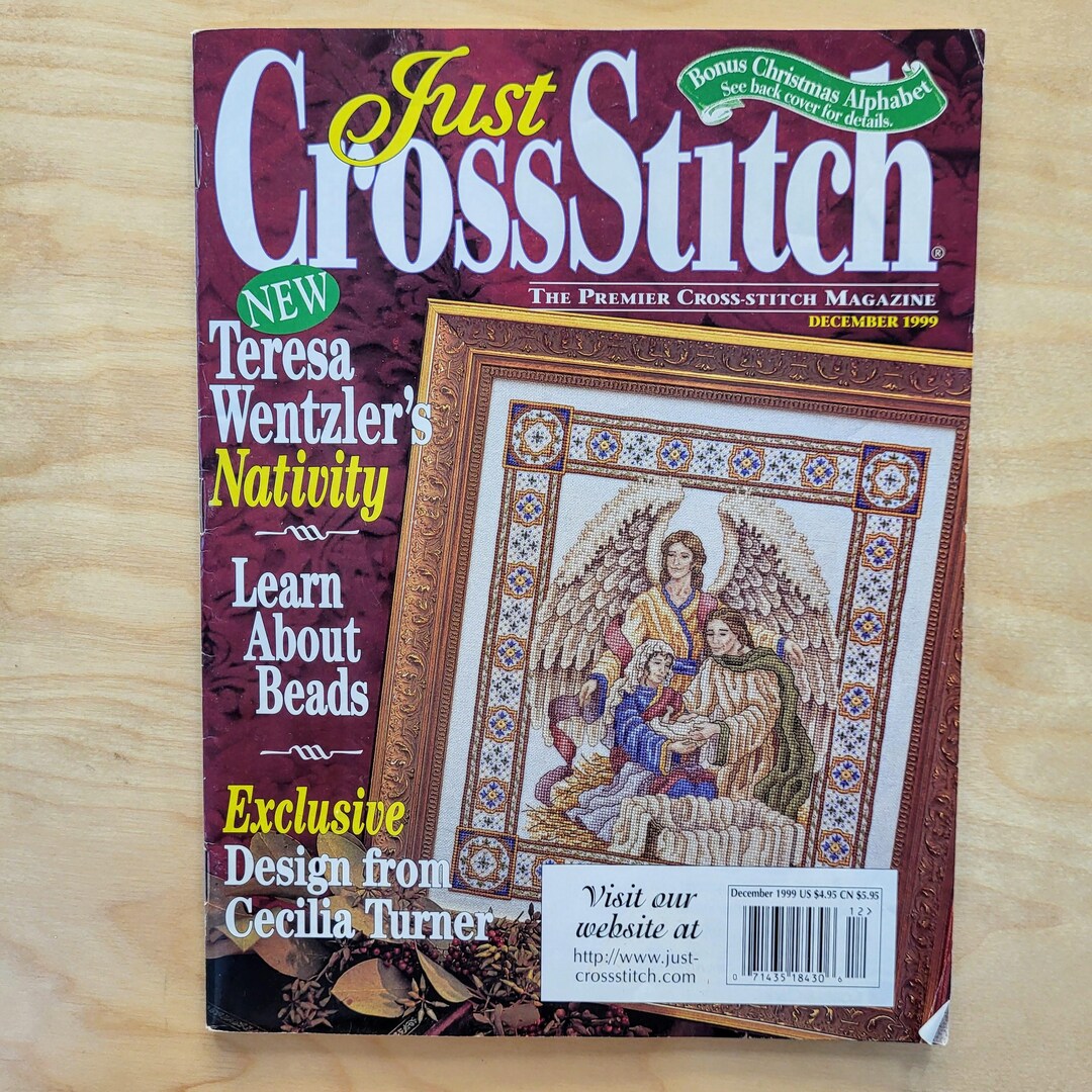Counted Cross Stitch Magazine Just Cross Stitch December 1999, Teresa ...