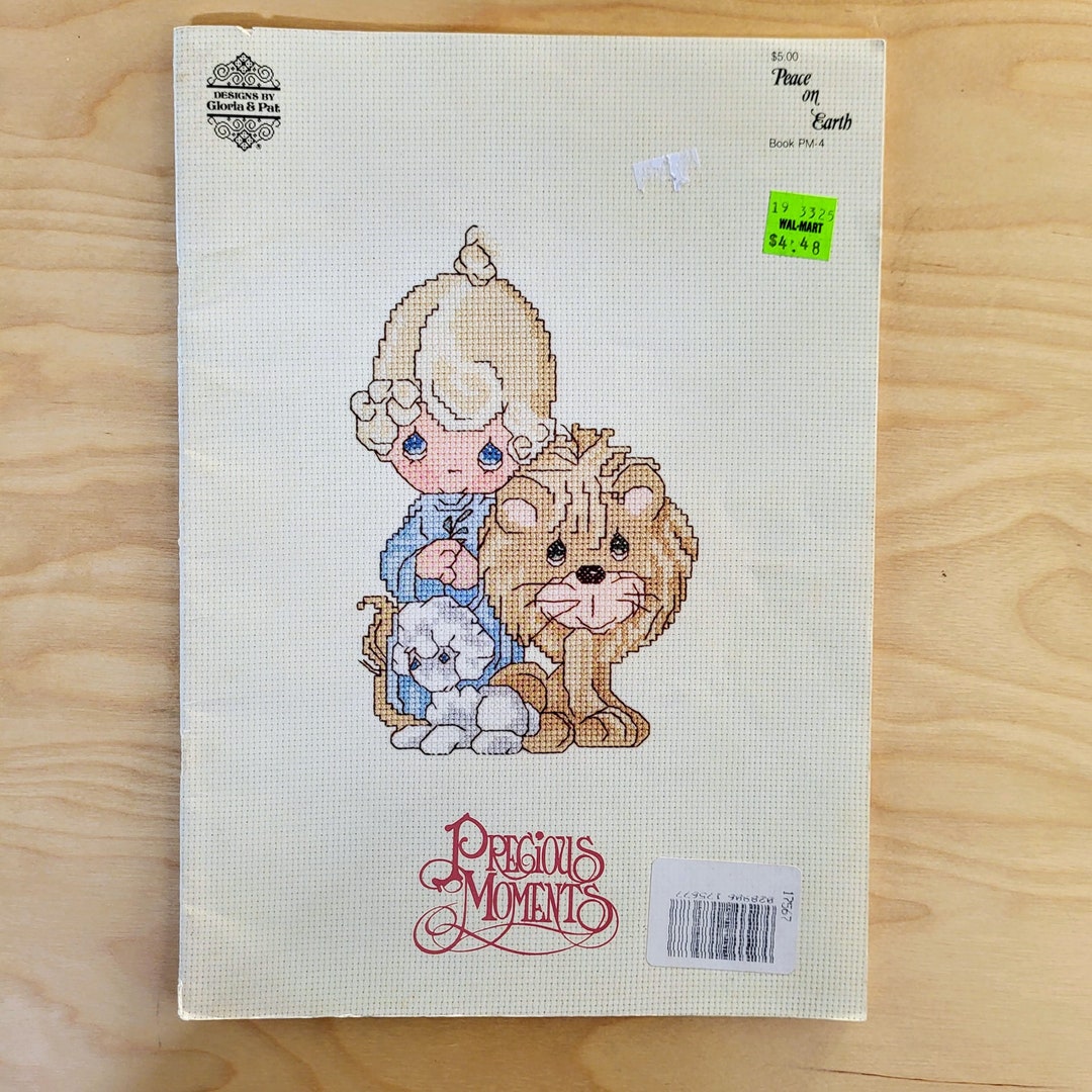 Vintage Precious Moments Cross Stitch Booklet Designs by Gloria and Pat ...