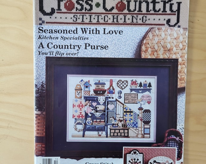 Vintage Cross Stitch Magazine Cross Country Stitching October 1993 ...