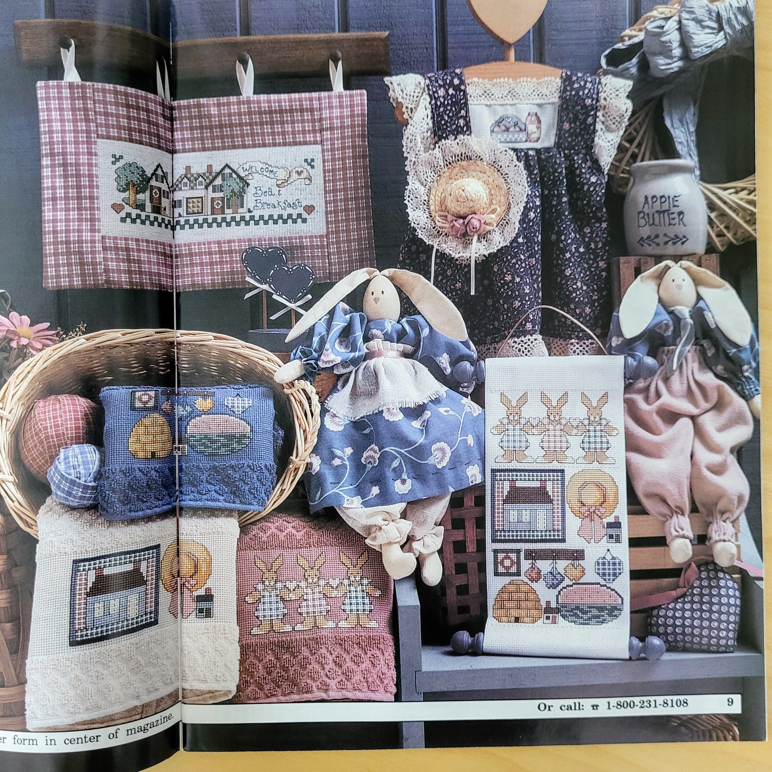 Vintage Cross Stitch Magazine Cross Country Stitching August 1993 ...