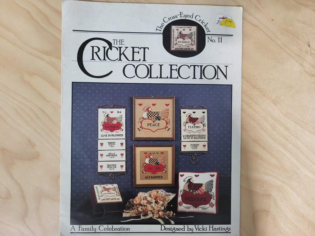 The Cricket Collection Cross Stitch Pattern A Family Celebration - Etsy