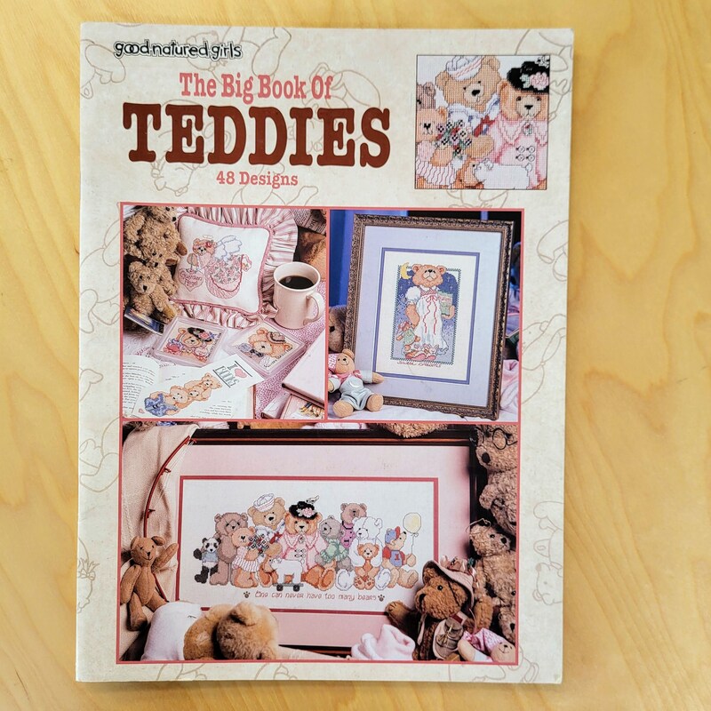 Teddy Cross Stitch - Etsy