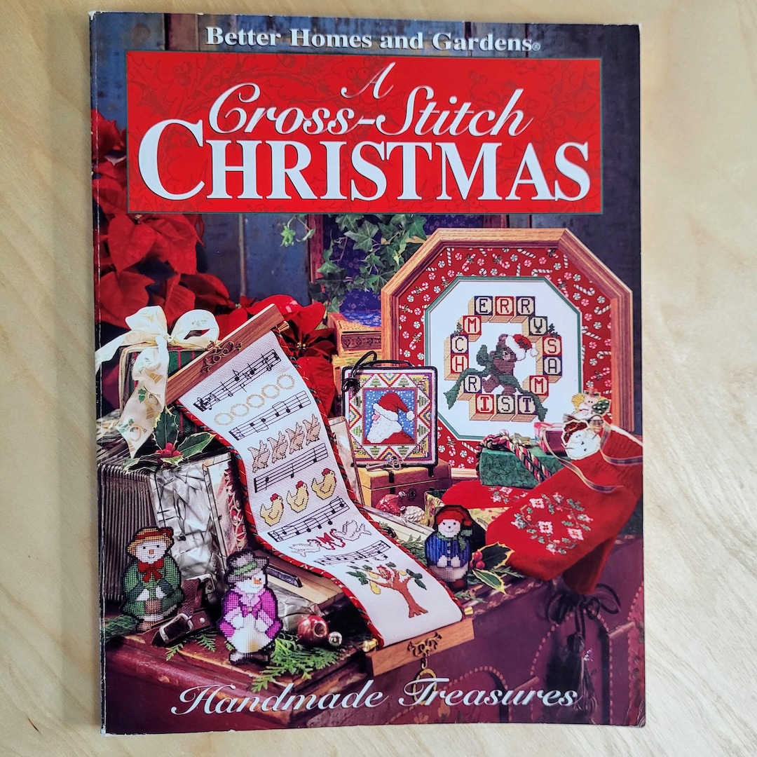 Counted Cross Stitch Book A Cross Stitch Christmas, Christmas ...