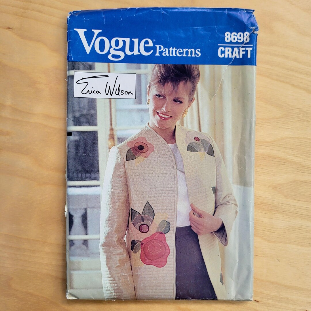 Vogue Sewing Pattern 8698 Misses' Jacket All Sizes on One Tissue - Etsy