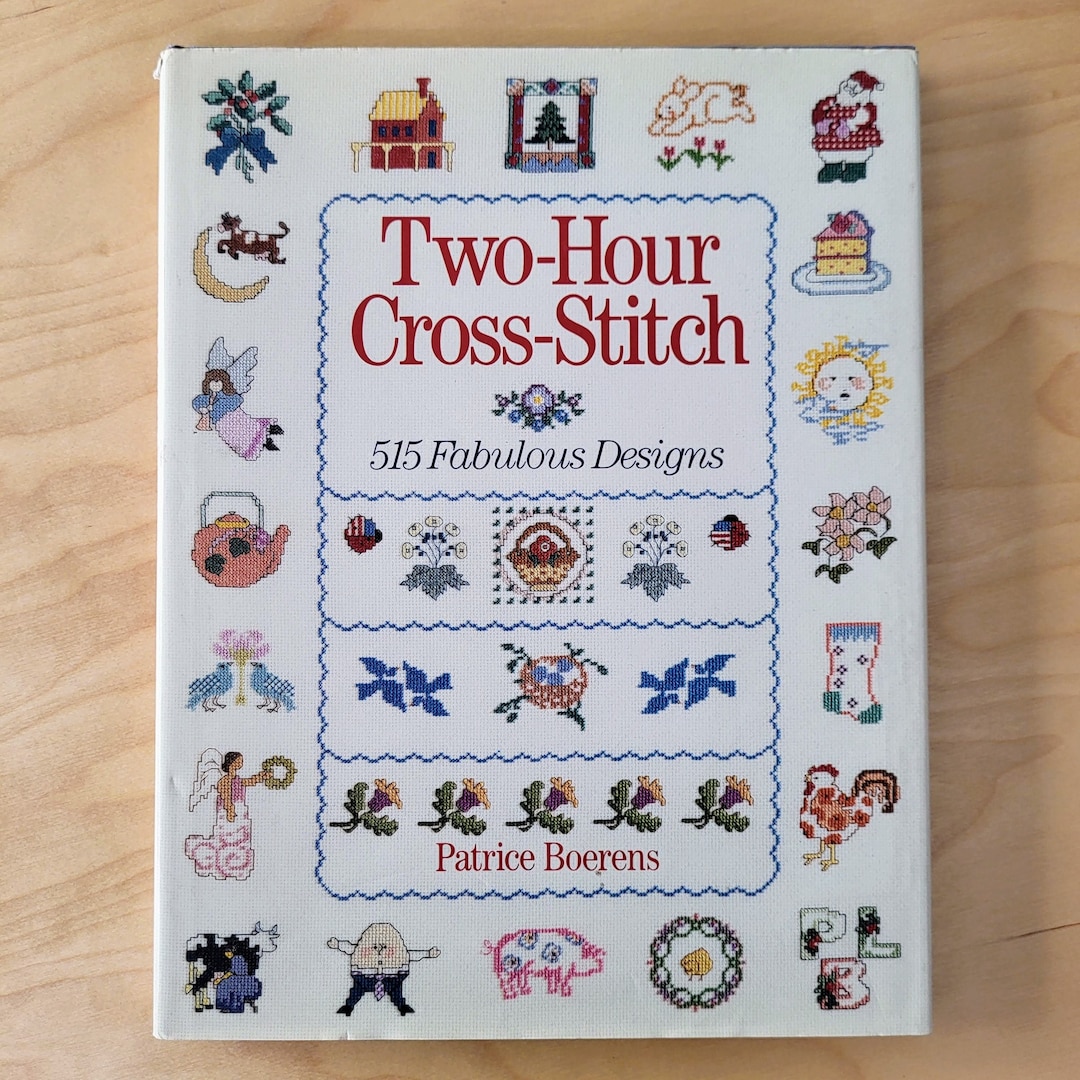 Vintage Counted Cross Stitch Book Two-hour Cross Stitch 515 - Etsy