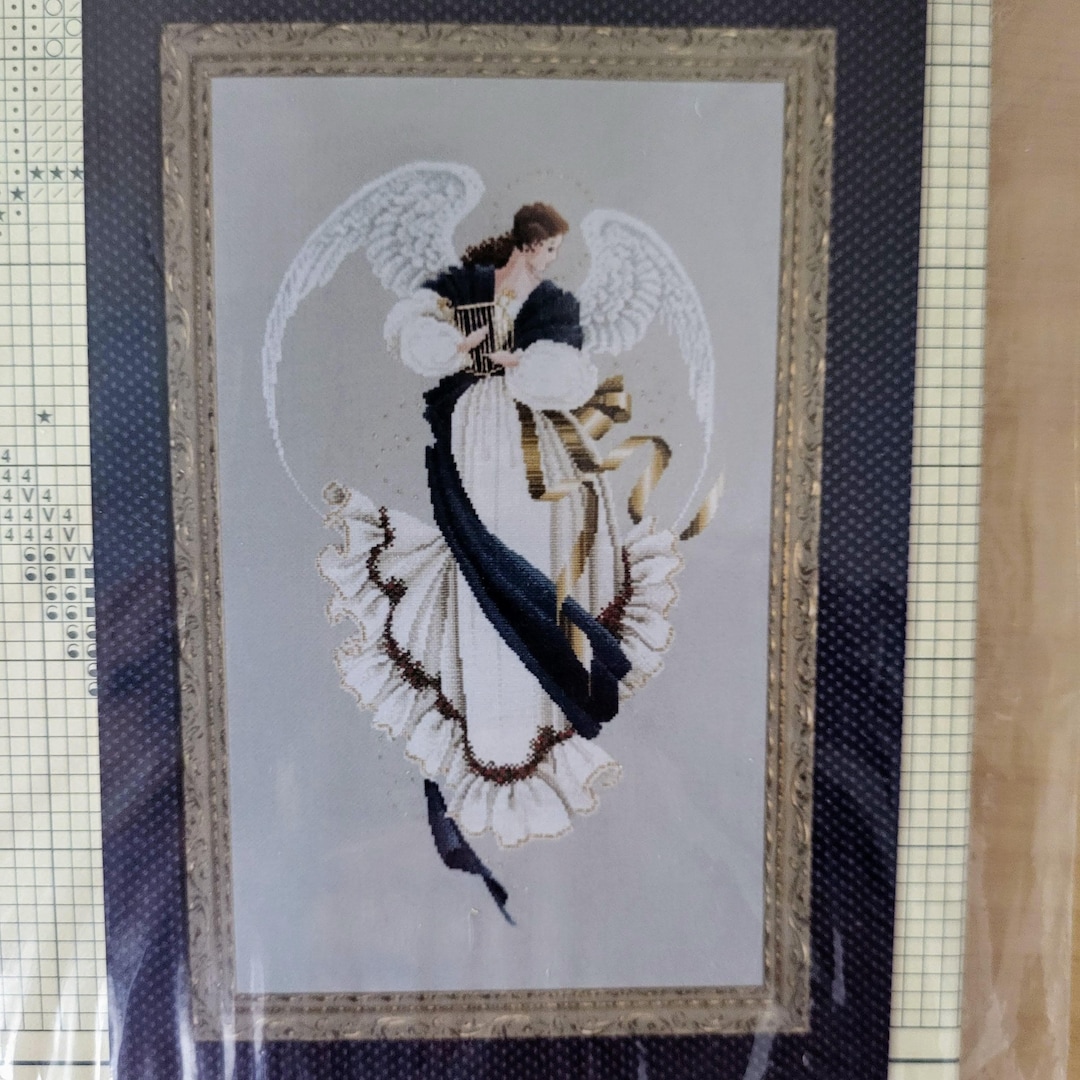 Lavender and Lace Counted Cross Stitch Pattern Angel of Hope by Marilyn ...