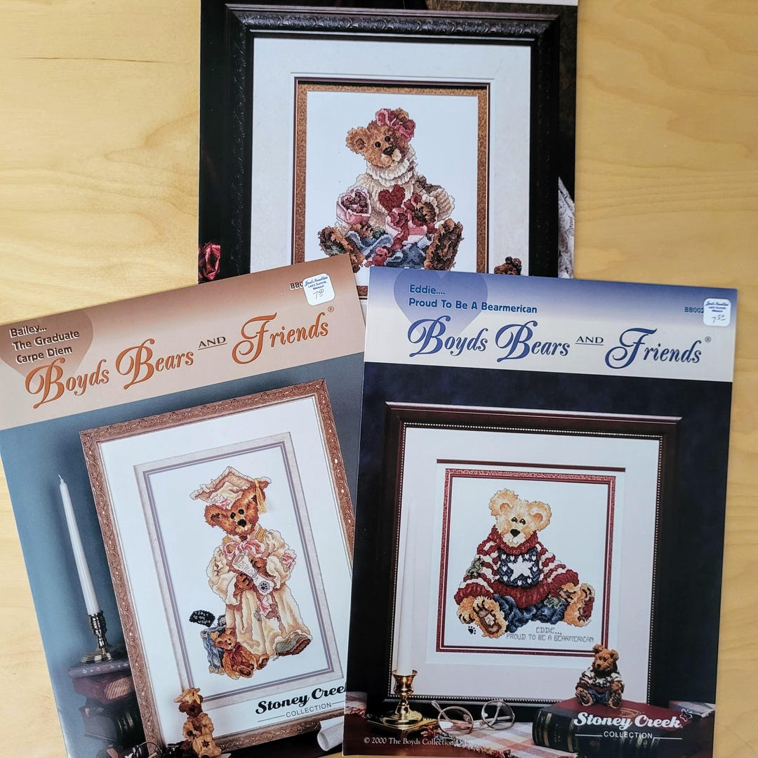 Vintage Stoney Creek Collection Counted Cross Stitch Booklets Boyds ...