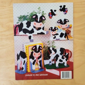Plastic Canvas Leaflet Cows by Darla J. Fanton - Etsy