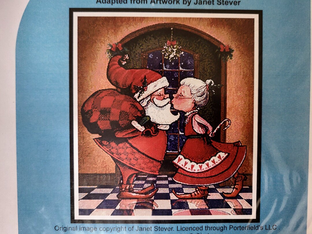 Counted Cross Stitch Pattern Christmas Eve Adapted From Artwork by ...