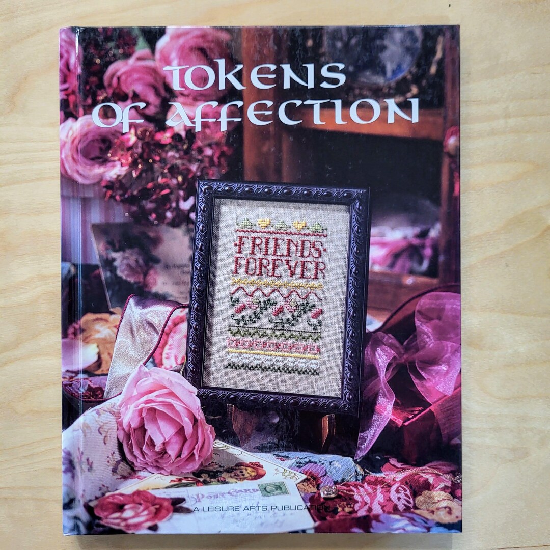 Counted Cross Stitch Book Tokens of Affection by Leisure Arts - Etsy