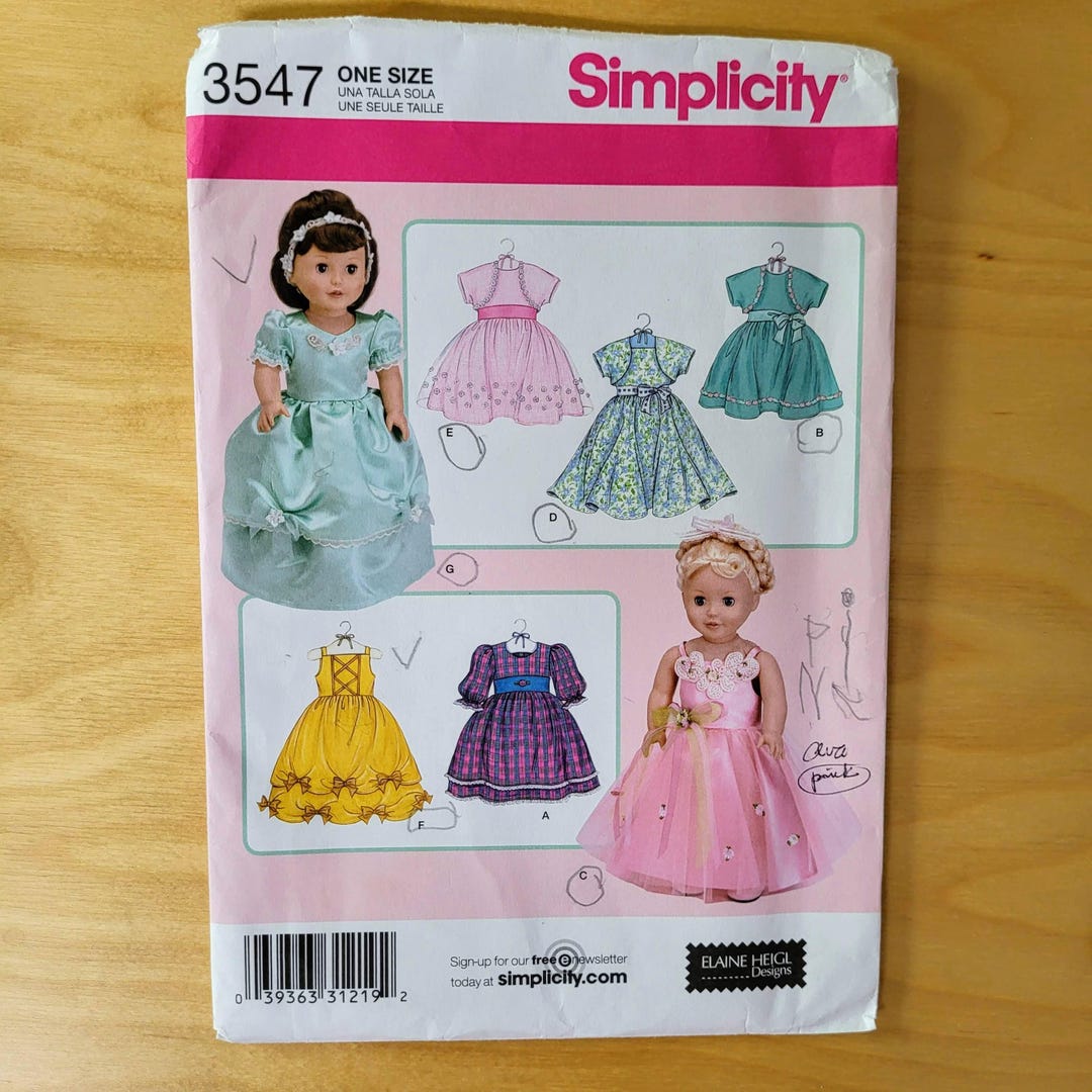 Simplicity Sewing Pattern 3547 18