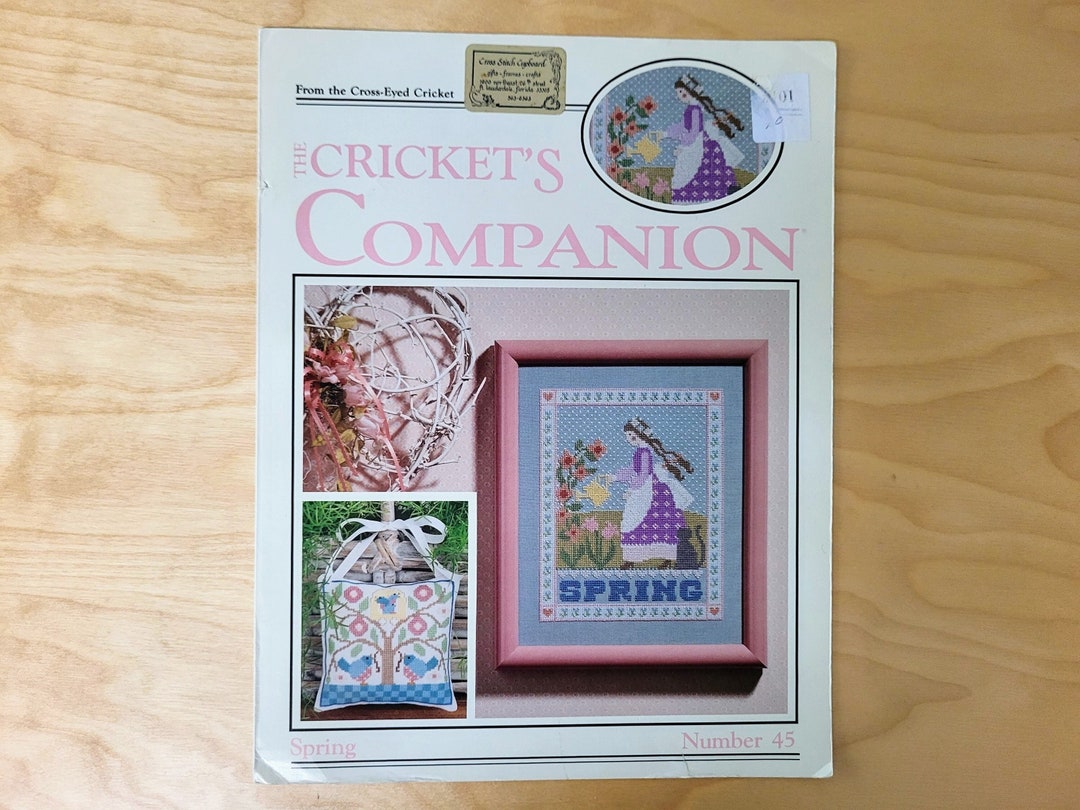 The Cricket Collection Cross Stitch Pattern Spring, the Cricket's ...