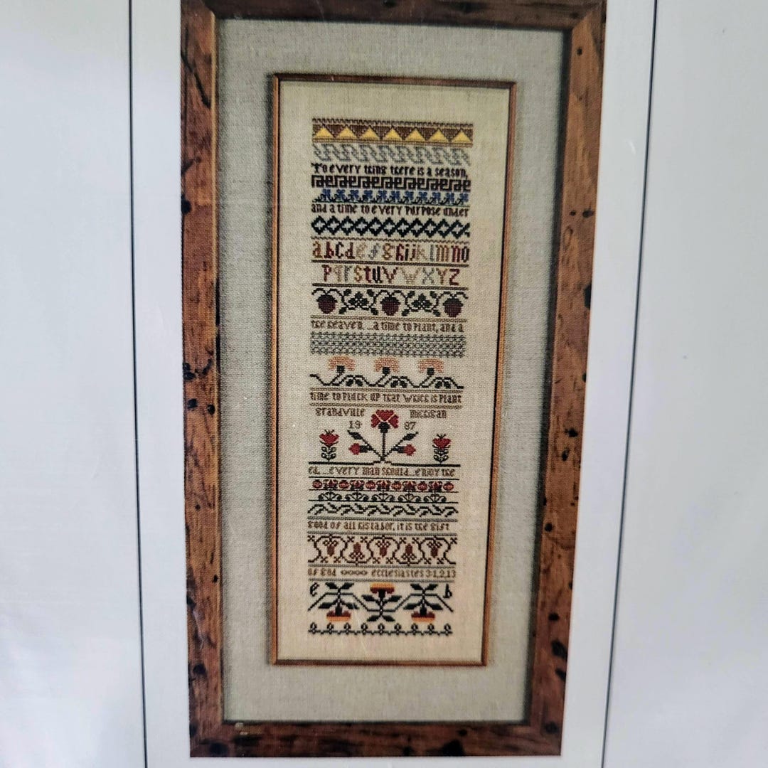 The Sampler House Counted Cross Stitch Pattern Season of Flowers ...