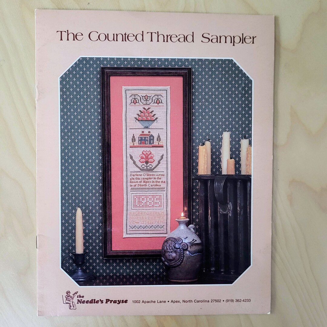 Vintage Counted Cross Stitch Pattern the Counted Thread Sampler by ...