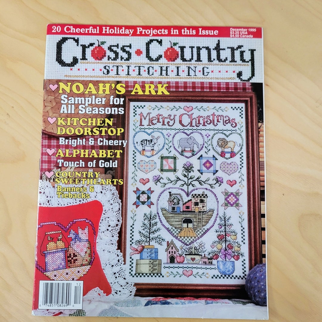 Vintage Cross Stitch Magazine Cross Country Stitching December 1995 ...