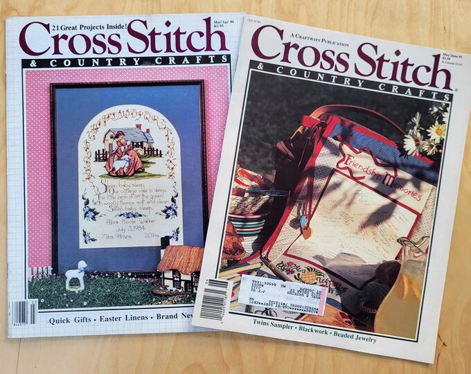 Vintage Cross Stitch Magazine Cross Country Stitching October 1993 ...