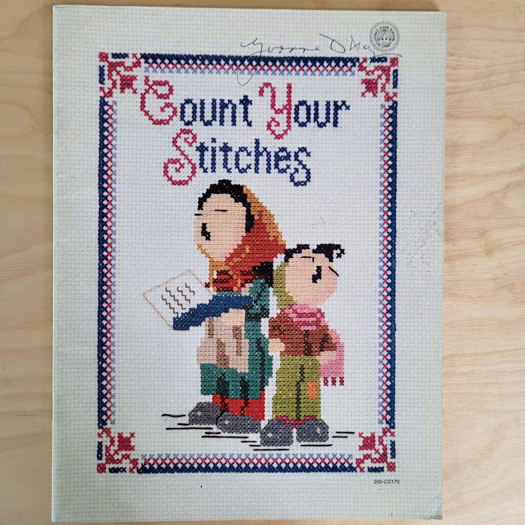 Vintage Counted Cross Stitch Book Count Your Stitches by Zim's Creative ...
