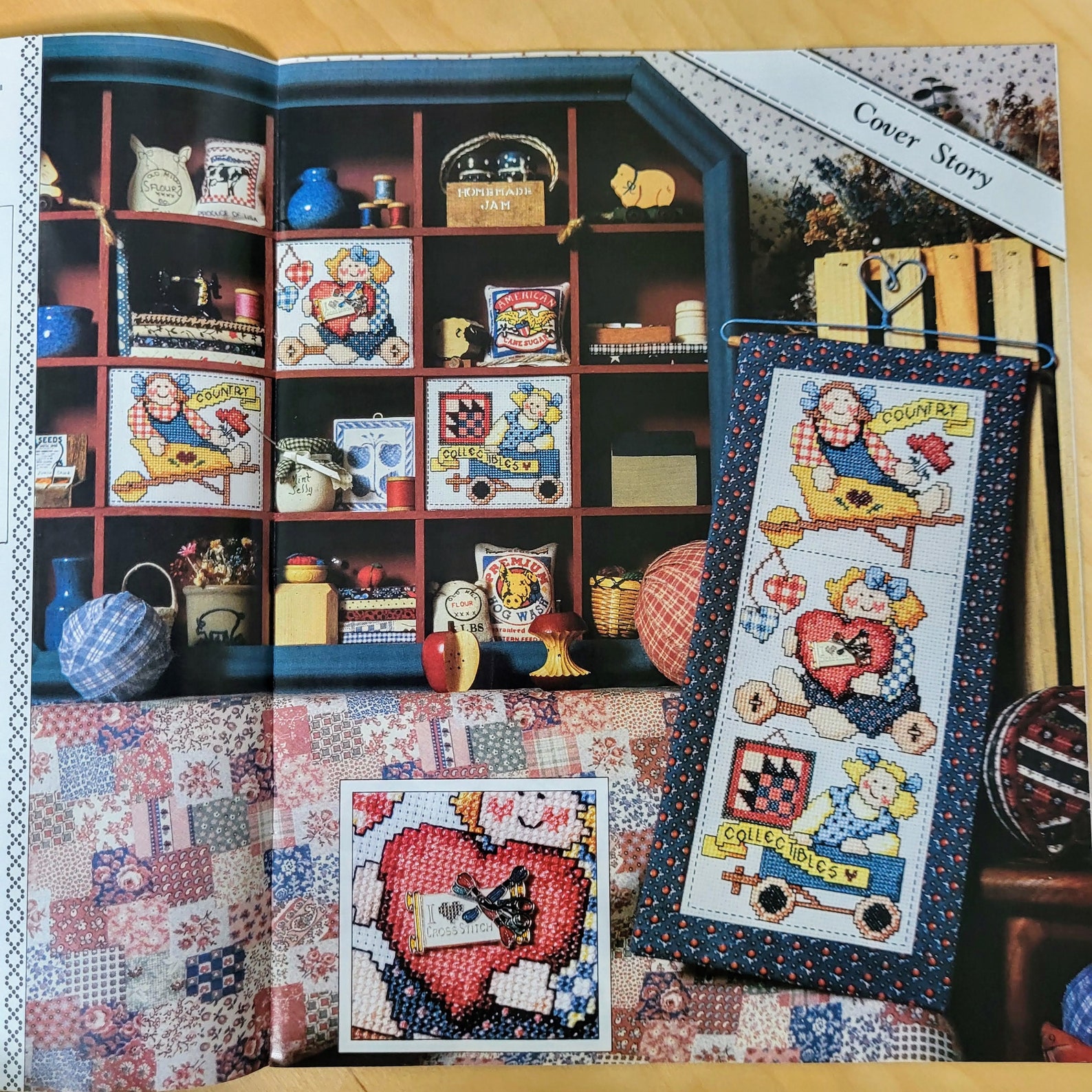 Vintage Cross Stitch Magazine Cross Country Stitching May/june 1991 ...