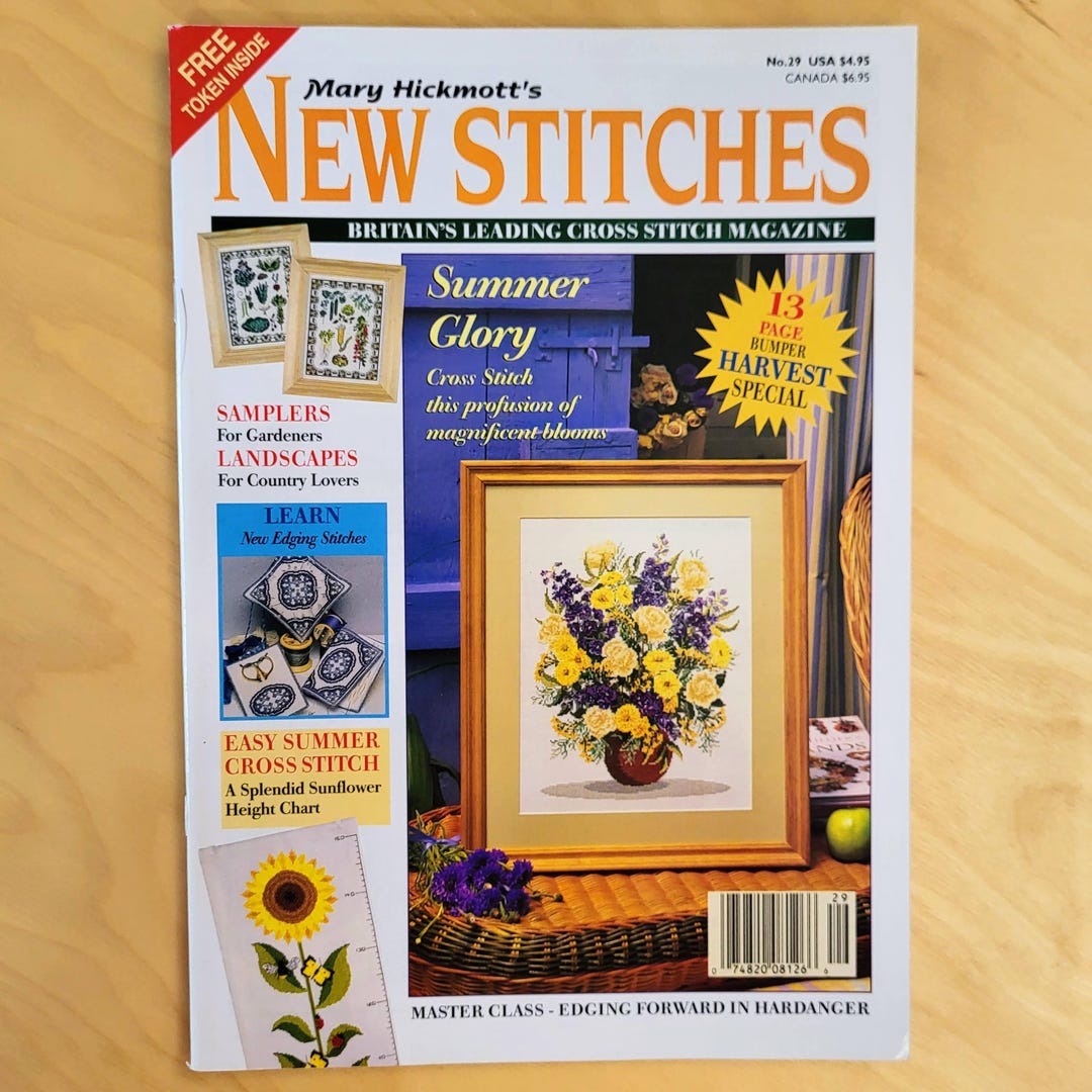 Counted Cross Stitch Magazine Mary Hickmott's New Stitches No. 29 - Etsy