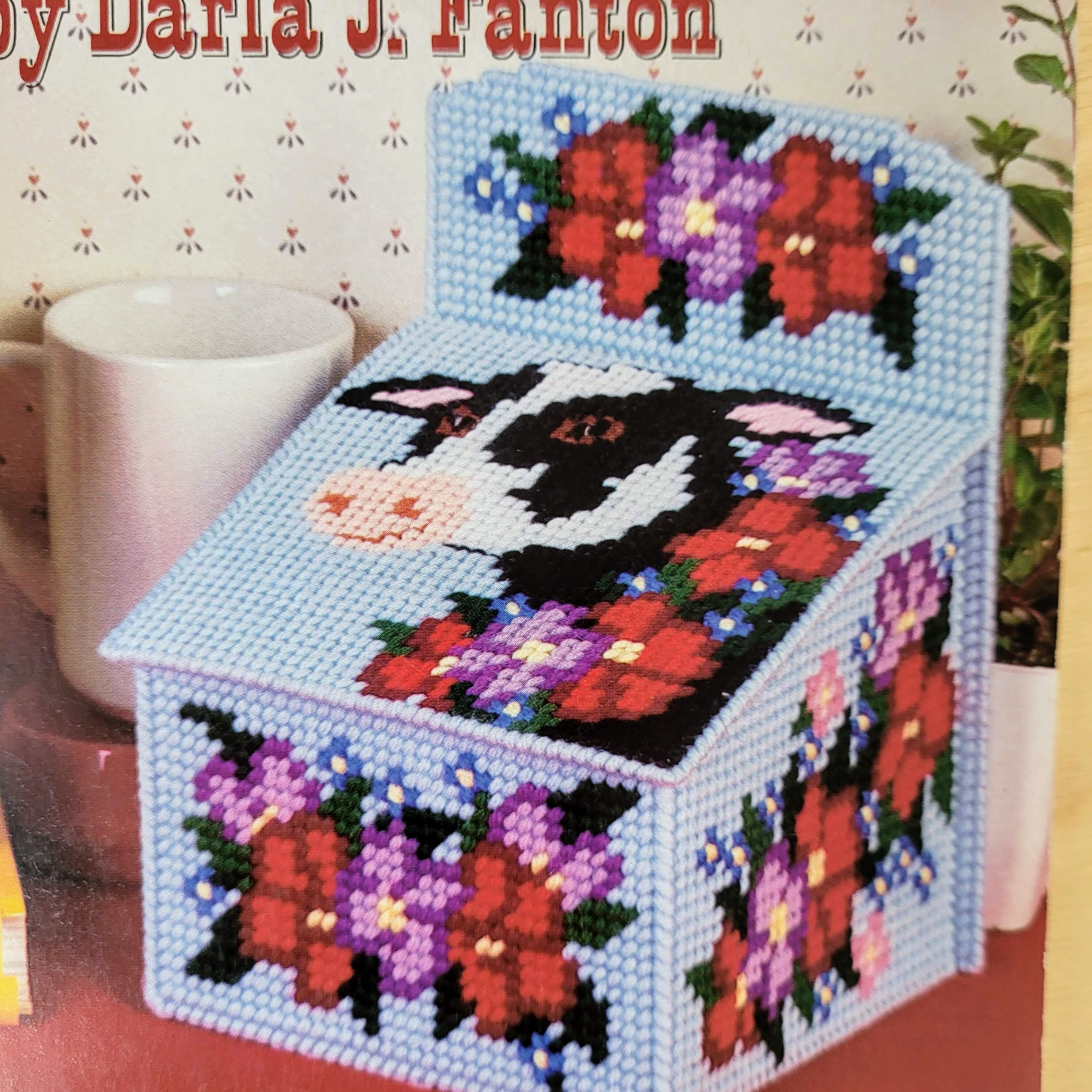 Plastic Canvas Leaflet Cows by Darla J. Fanton - Etsy