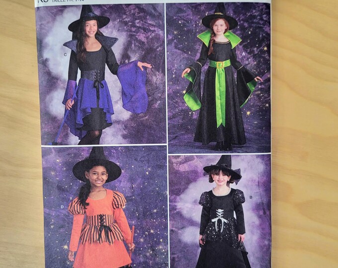 Simplicity Sewing Pattern S9348 Halloween Children's & Girls' Witch ...