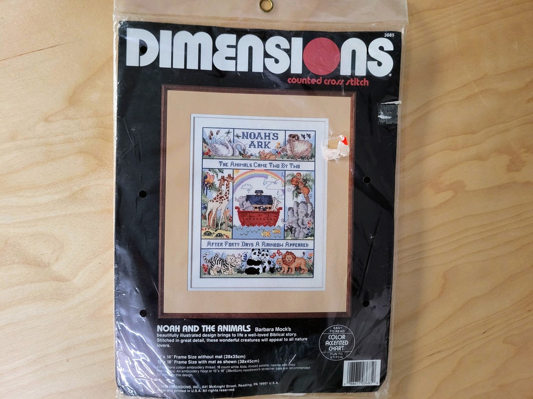 Vintage Dimensions Cross Stitch Kit by Barbara Mock Noah and the ...