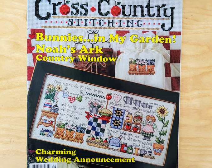 Vintage Cross Stitch Magazine Cross Country Stitching February 2002 ...