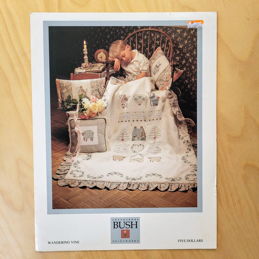 Vintage Shepherd Bush Counted Cross Stitch Pattern Wandering Vine - Etsy