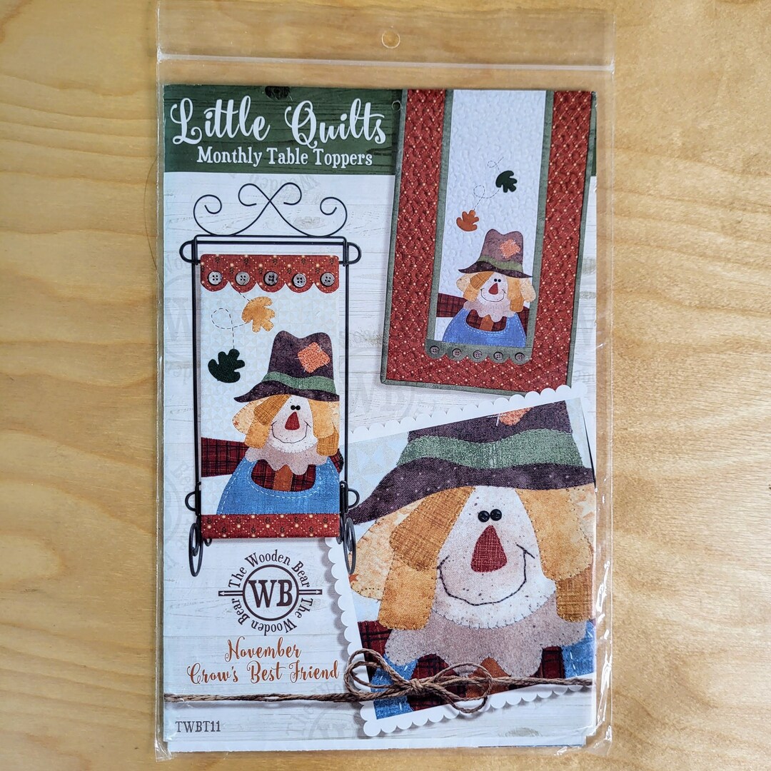 Little Quilts Monthly Table Toppers November Crow's Best Friend by the ...