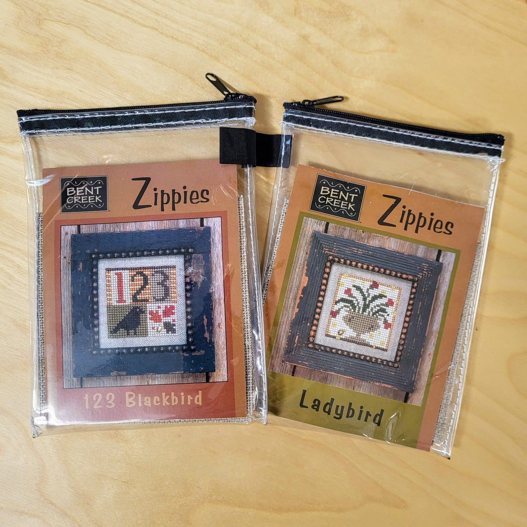 Bent Creek Counted Cross Stitch Kits 123 Blackbird and Ladybird - Etsy