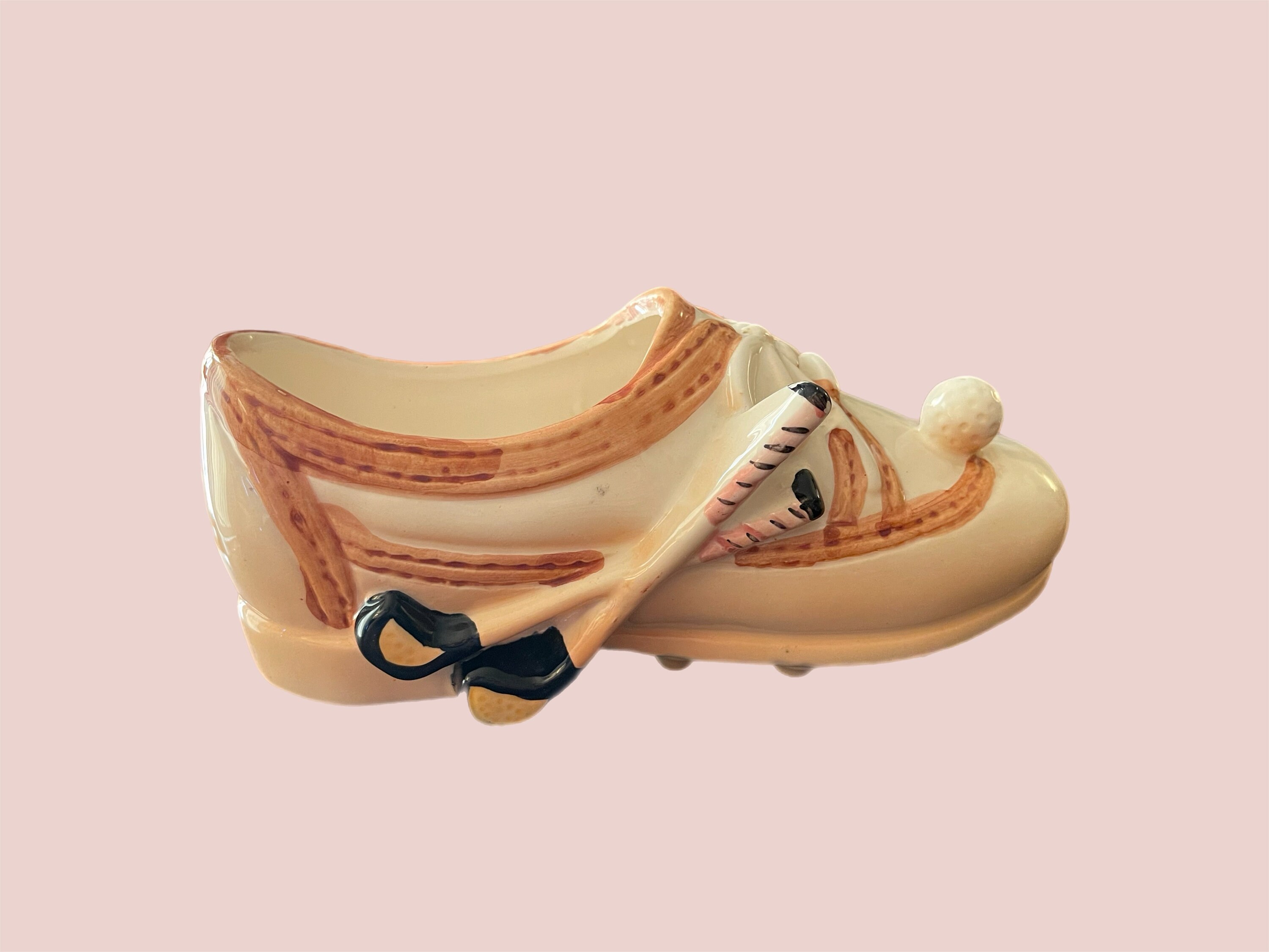 Vintage Golf Shoe Planter, Vintage Indoor Planter, Golf Lover Gift ...