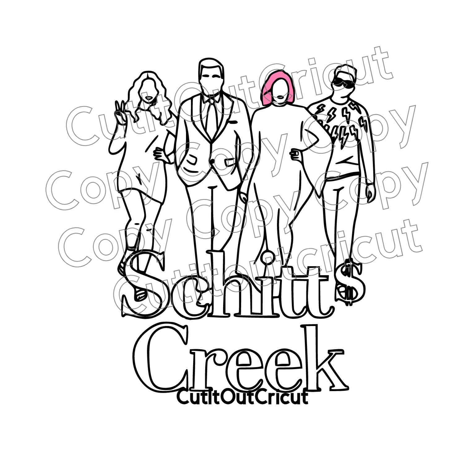 Schitt's Creek SVG/ TV Show Cricut Image/ Schitt's | Etsy