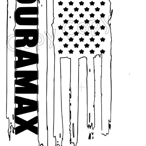 Duramax Flag Png Svg Pdf Jpeg Cut Files - Etsy